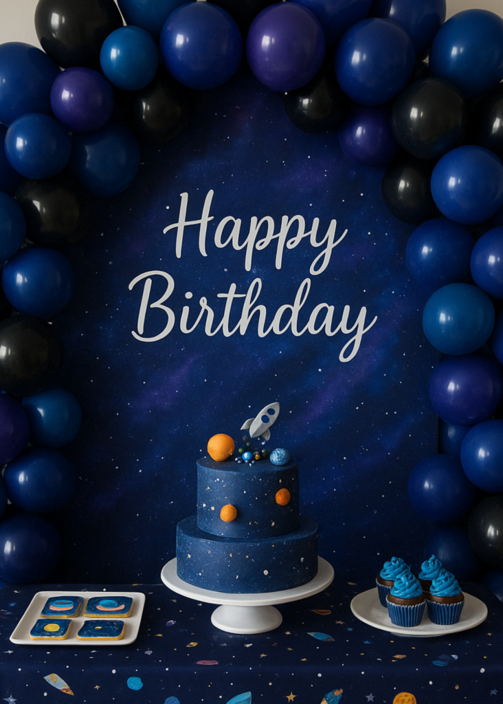 Ultimate Space Themed Birthday Guide - 34 Ideas to Impress Your Guests ...
